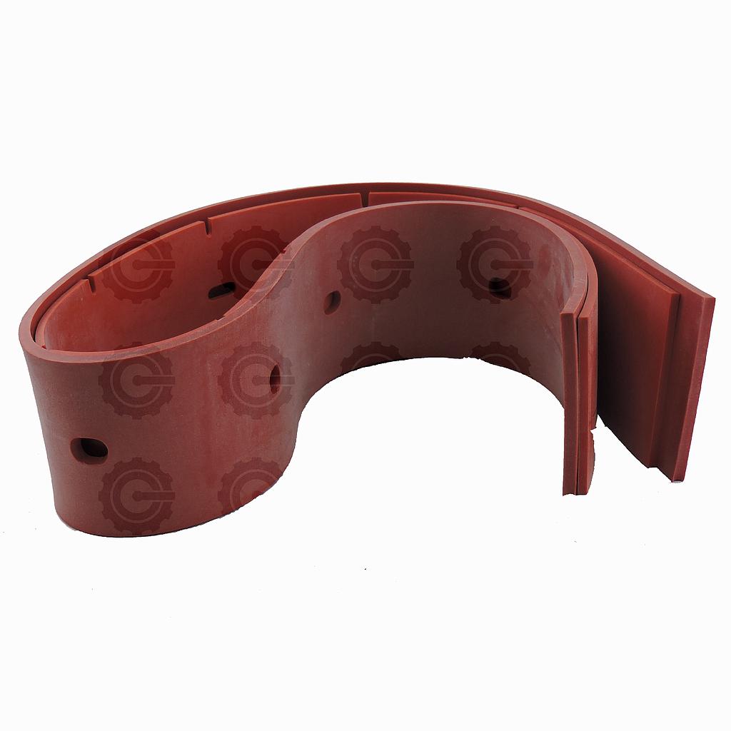 Squeegee Blade Kit - Linatex Red | Capital Equipment Hire